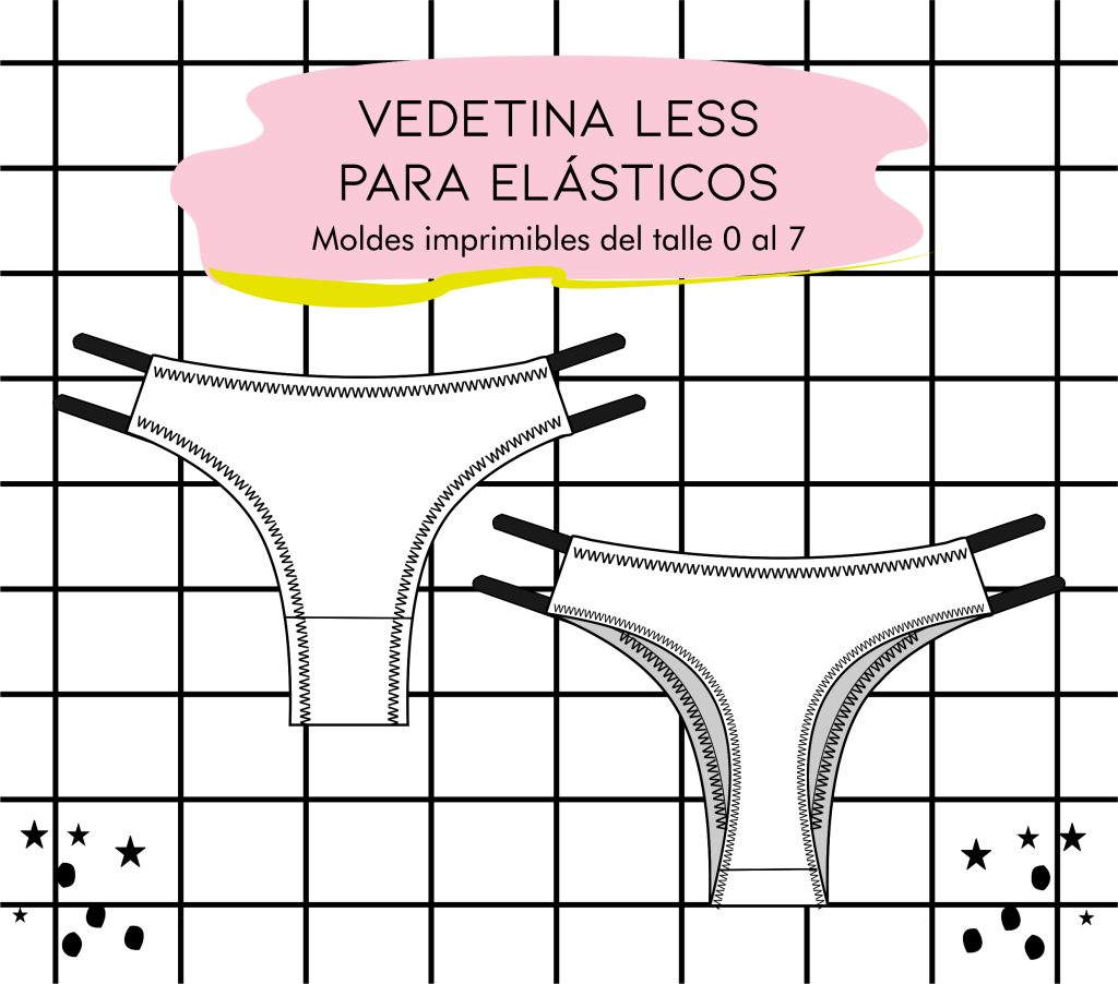 Pack Molderia Bombachas para elásticos - Moldes en casa